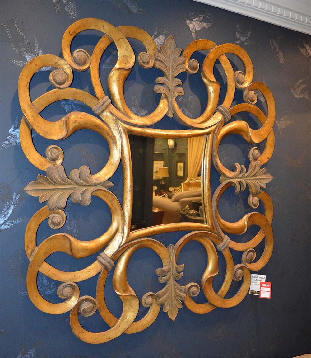 Christopher Guy Hand Carved Mirror